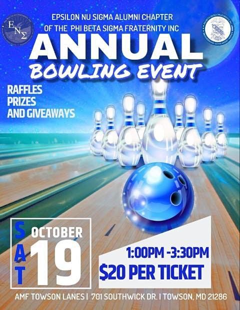 Epsilon Nu Sigma - Bowling for a Purpose at Bowlero Timonium ...