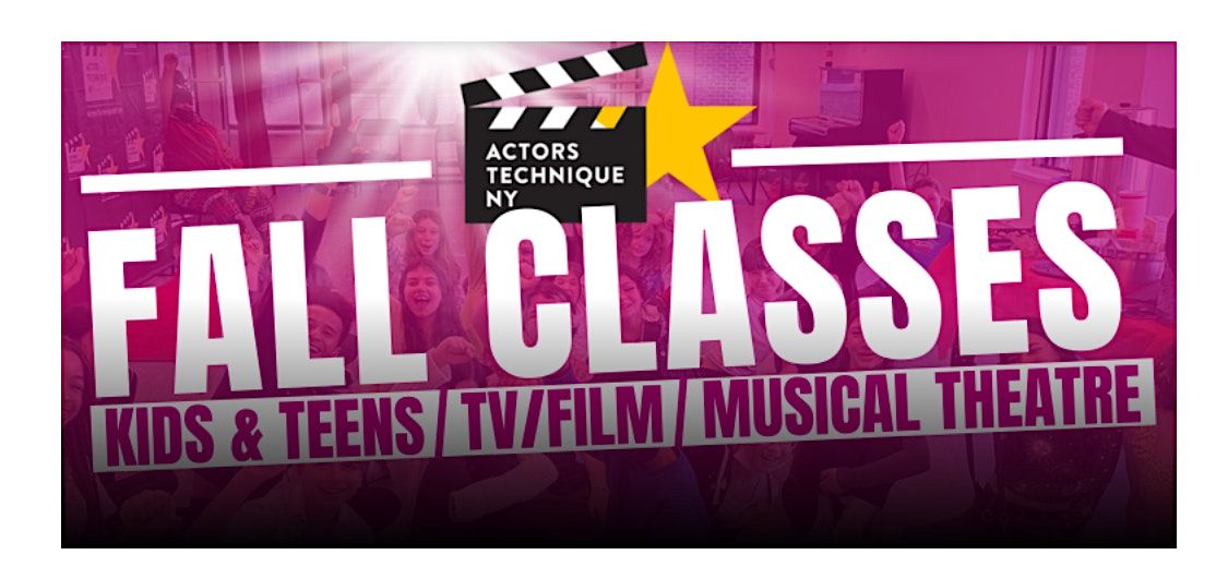 Fall TV/Film Kids & Teens Classes (w/ Final Industry Showcase) at ...