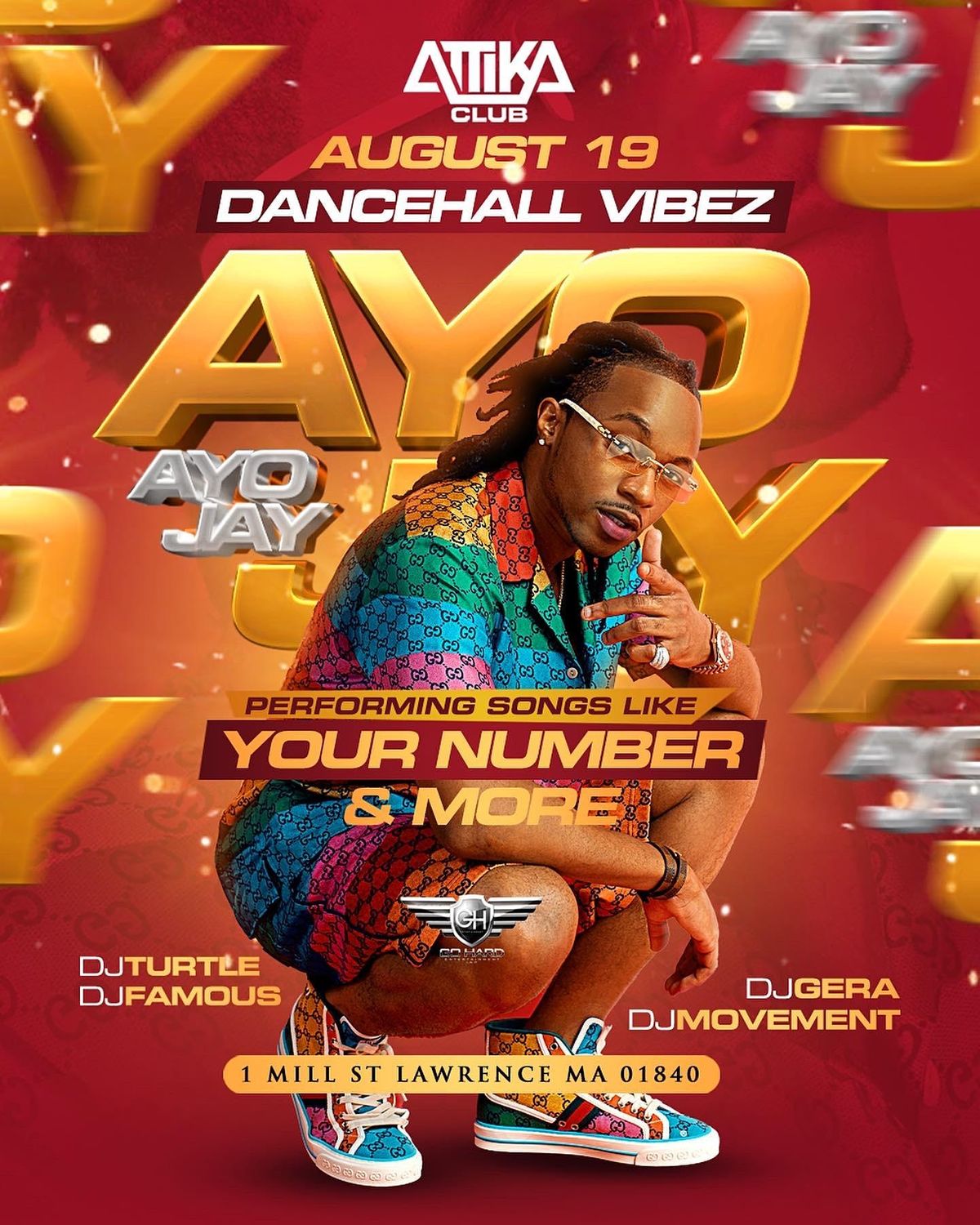 DanceHall Vibez with Ayo Jay | Attika Restaurant, Lawrence, MA | August ...