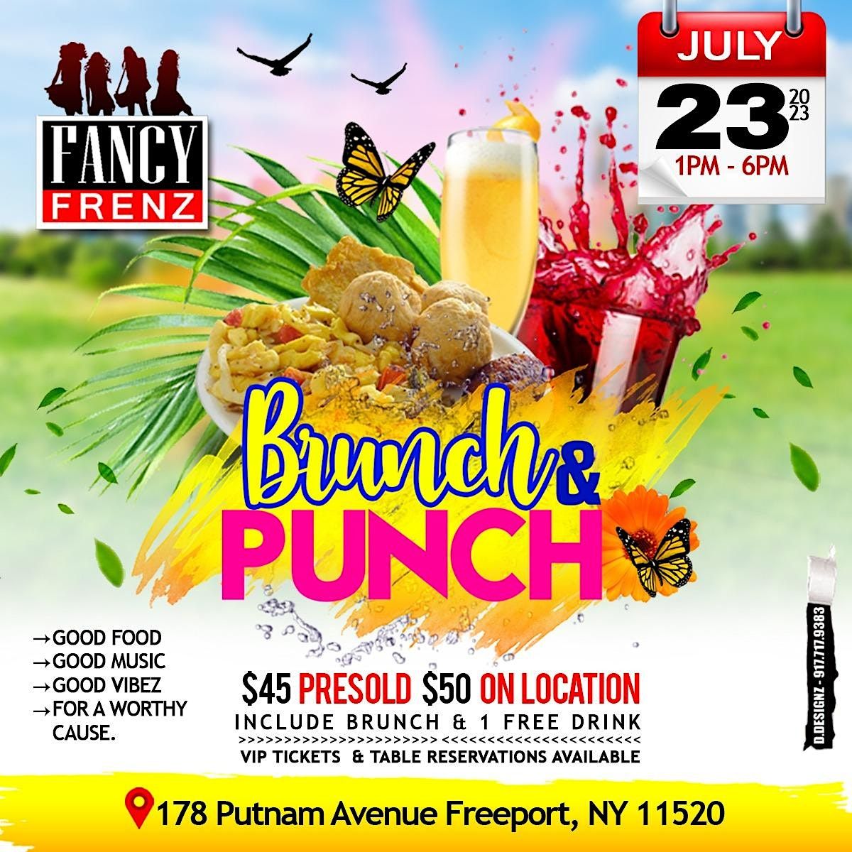 Fancy Frenz Brunch & Punch Fundraiser 2023 | 178 Putnam Ave, Freeport ...