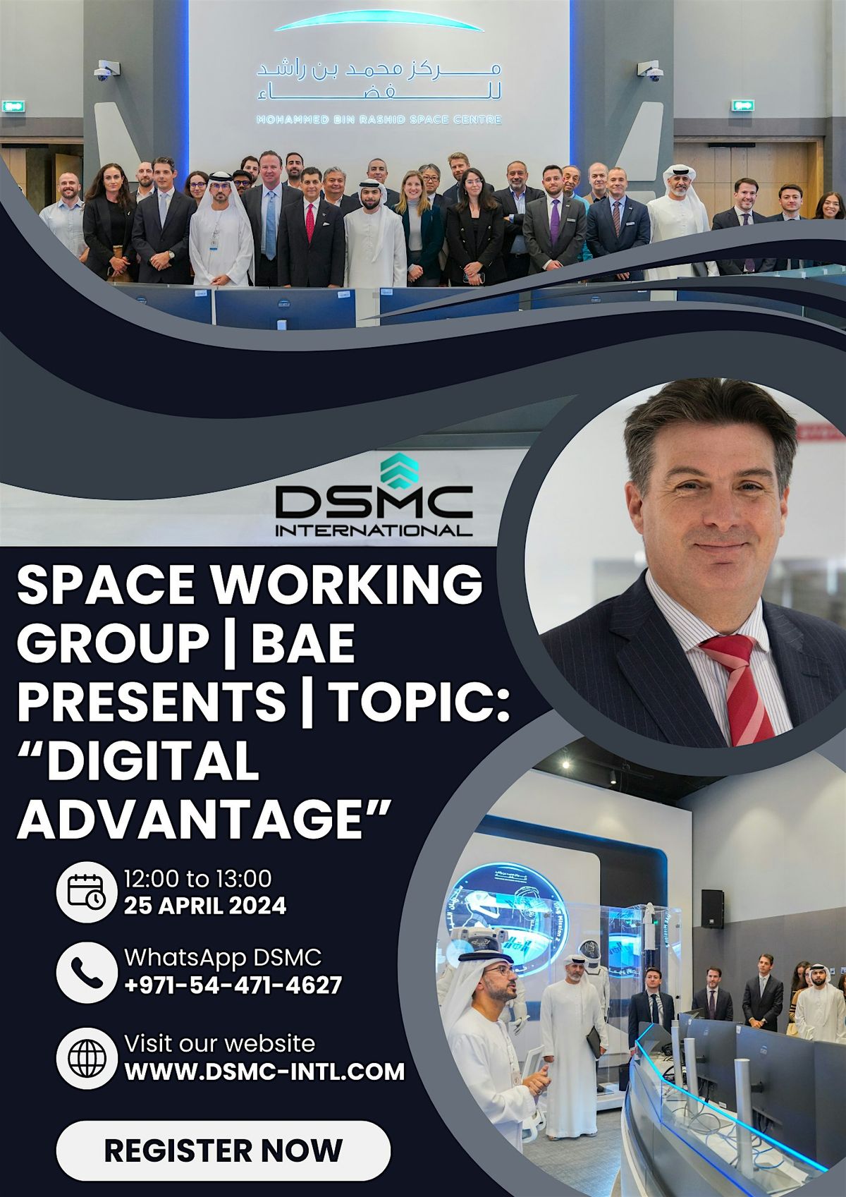 DSMC New Space Working Group | April 2024 | MBRSC Dubai Offices | Mohammed Bin Rashid Space ...