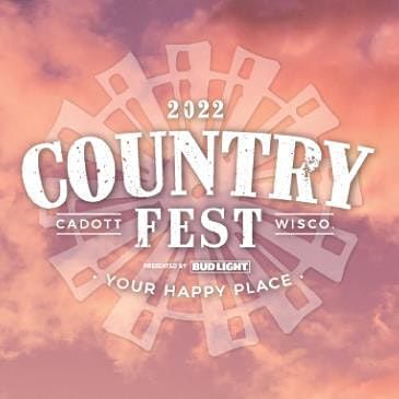 COUNTRY FEST 2022 VIP GOLD TICKET | Country Fest 2022, Cadott, WI ...