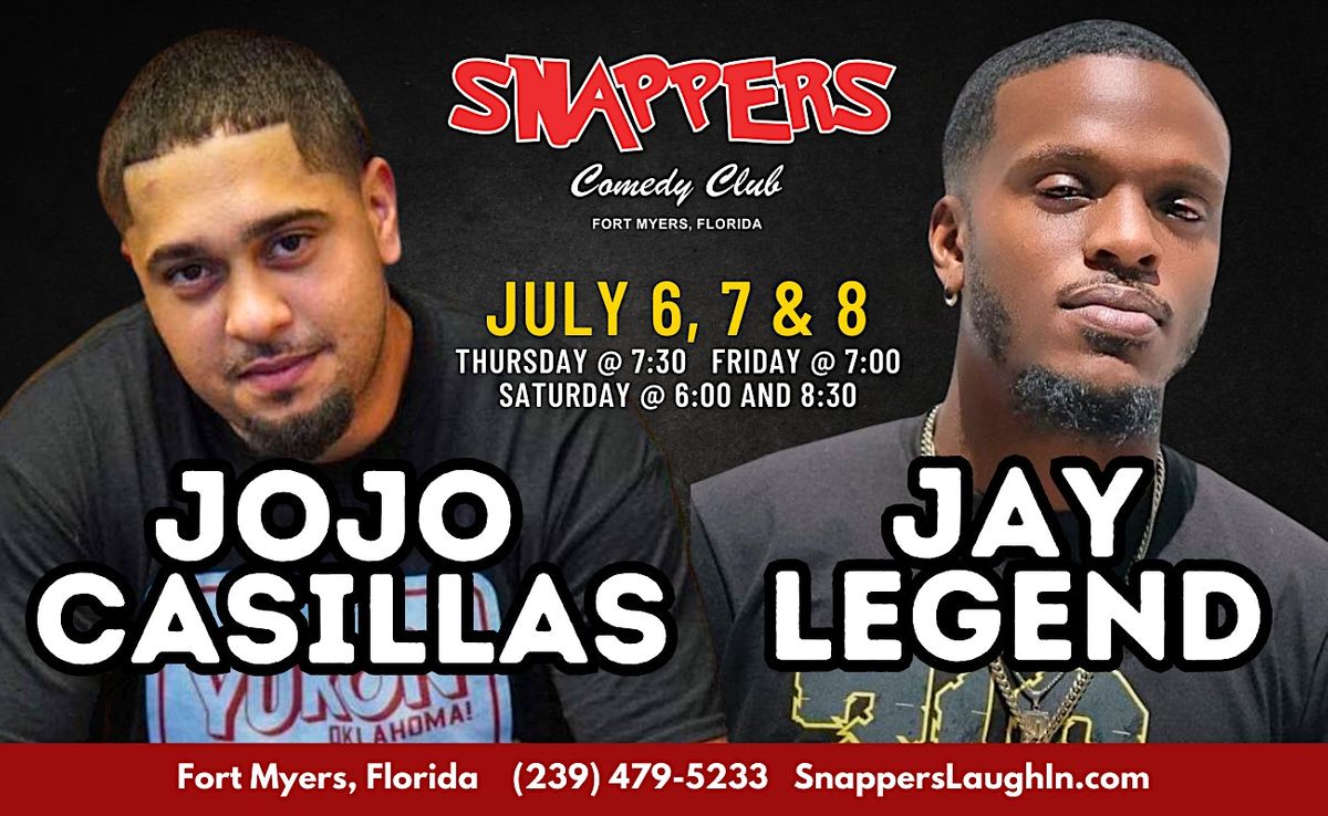 JoJo Casillas and Jay Legend Comedy Show at Snappers Laugh In Comedy ...