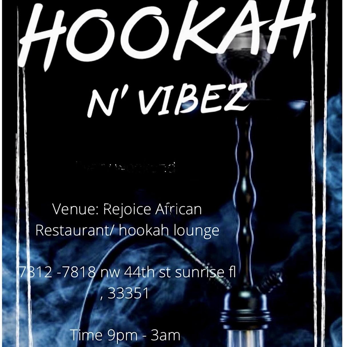 FAAJI FRIDAYS (HOOKAH n VIBES) | REJOICE RESTAURANT AND BAR, Sunrise ...