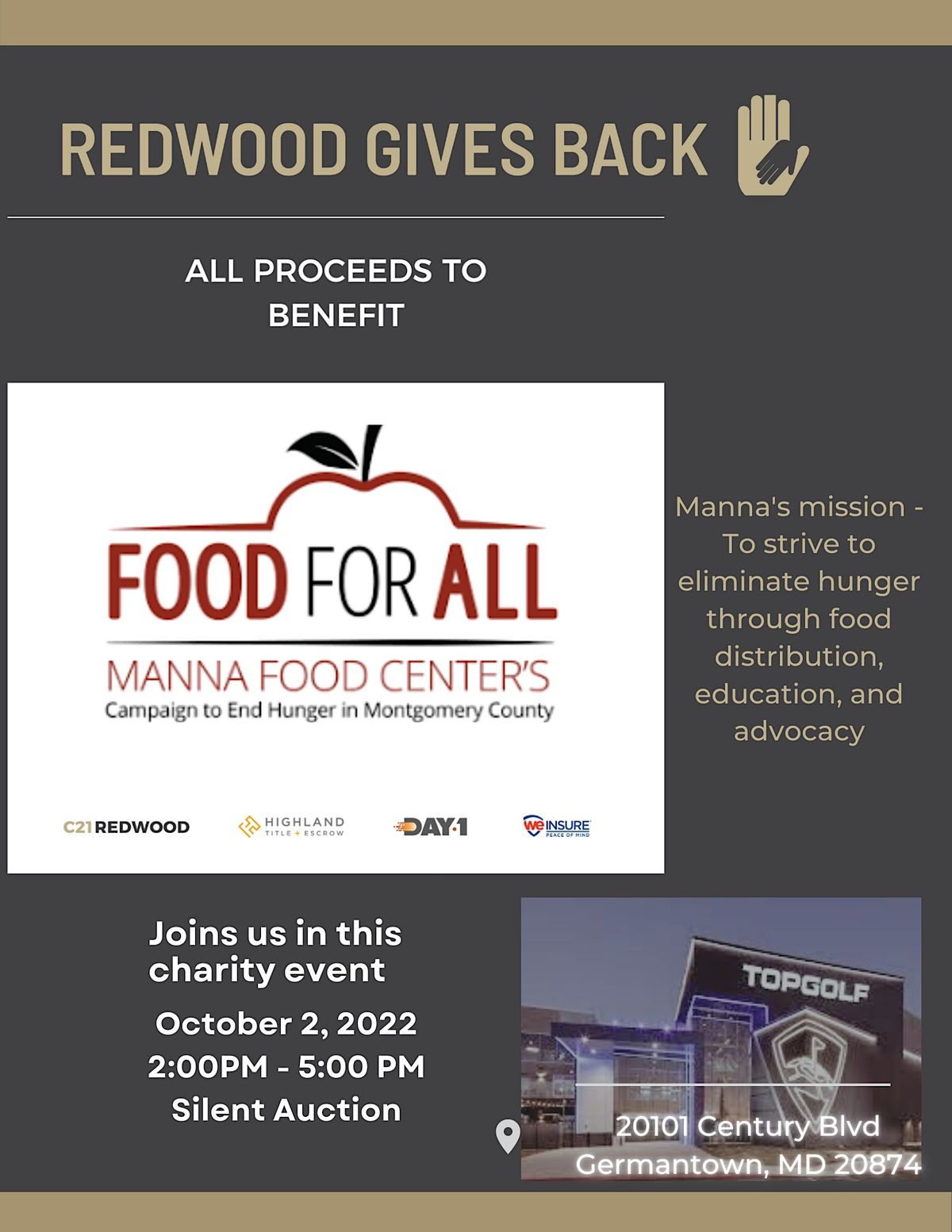2022 TOPGOLF EVENT BENEFITTING THE MANNA FOOD CENTER at Topgolf ...