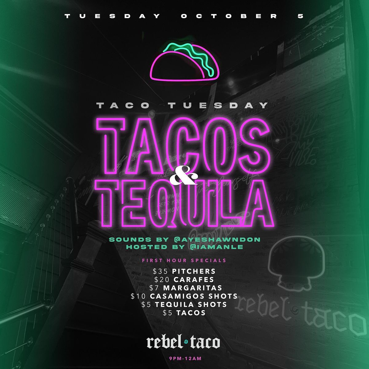TNT (Tacos n Tequila) @ Mirror at Mirror On 9th, Washington on 19th ...