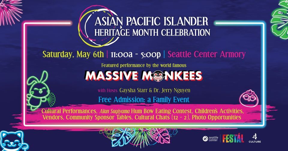 API Heritage Month Celebration | Seattle Center Armory | May 6, 2023