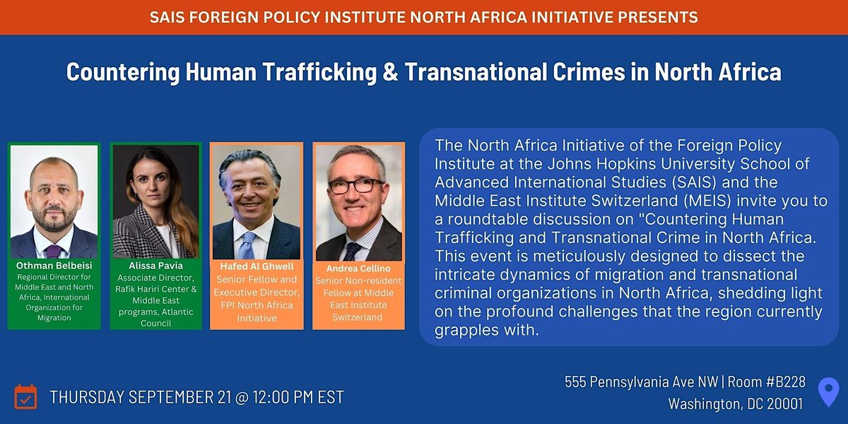 Countering Human Trafficking and Transnational Crimes in North Africa ...