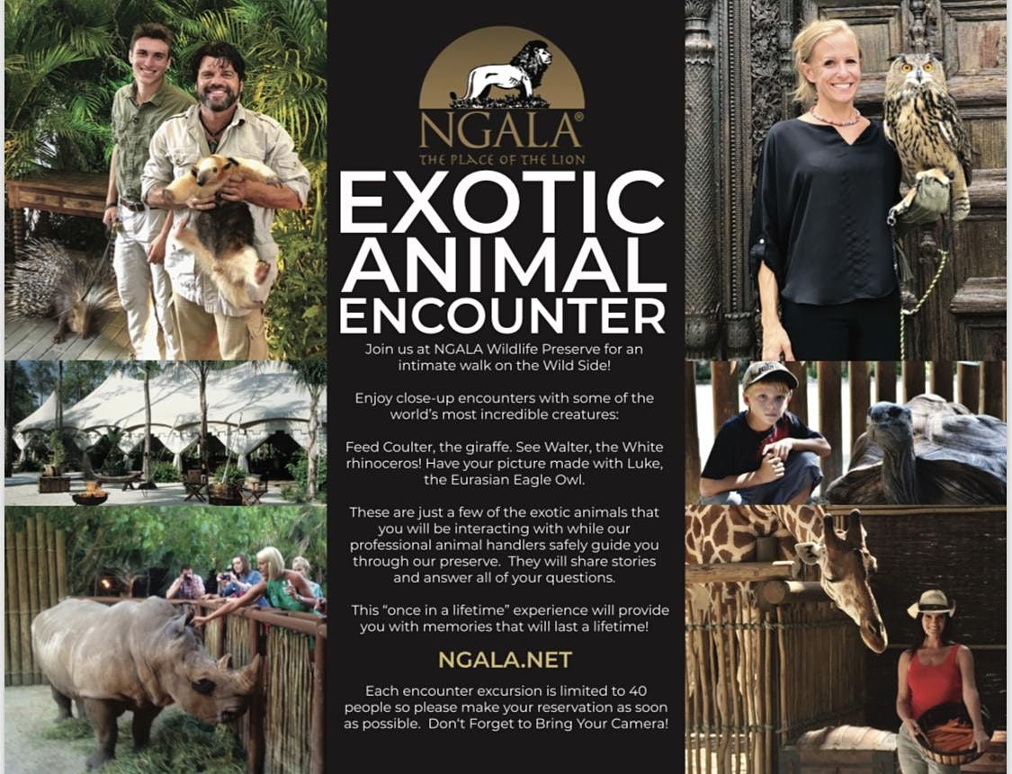 Exotic Animal Encounter and Inspirational Day Tour at 2755 Inez Rd ...