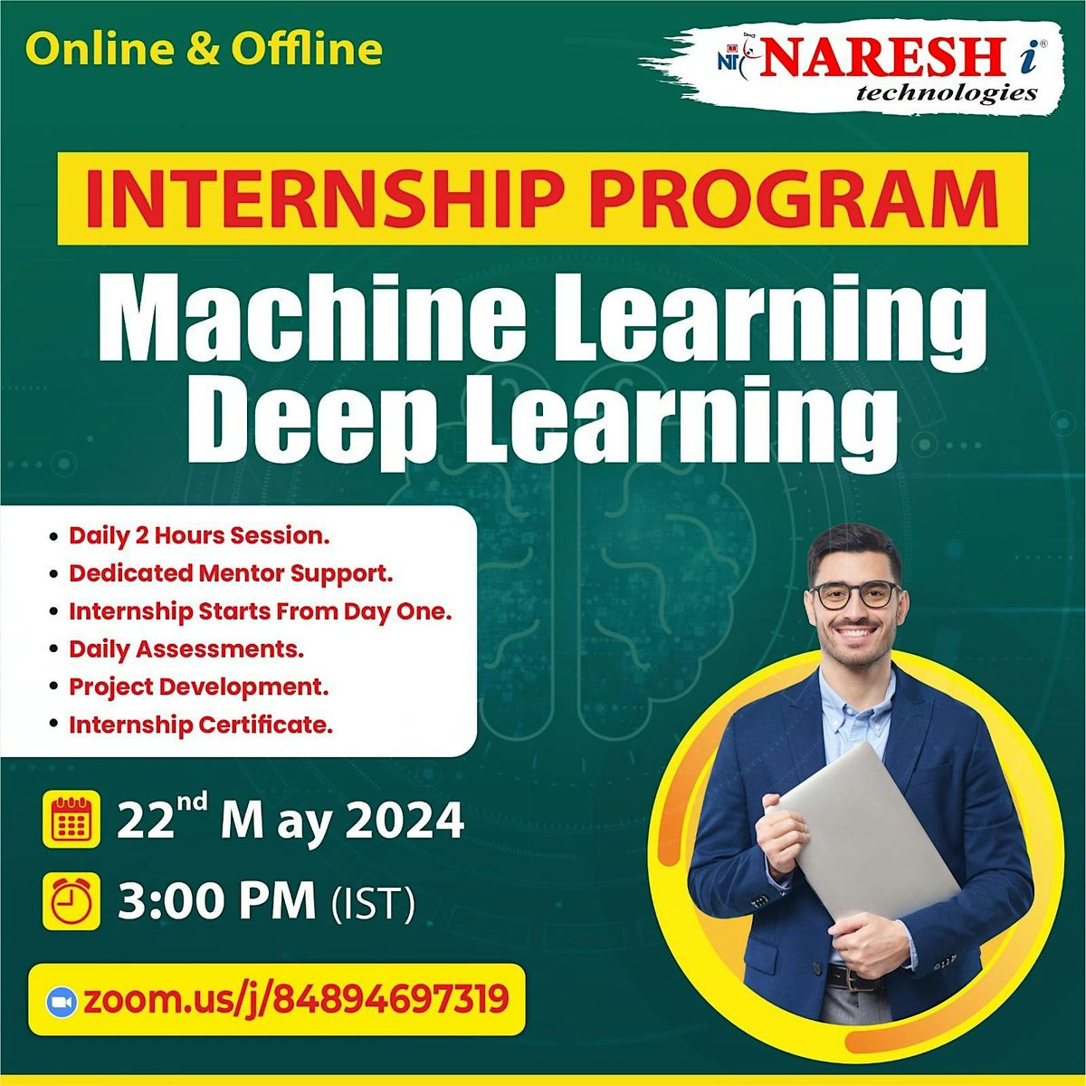 Best Machine Learning & Deep Learning with Experts | Internship at NareshIT | Durga Bhavani ...