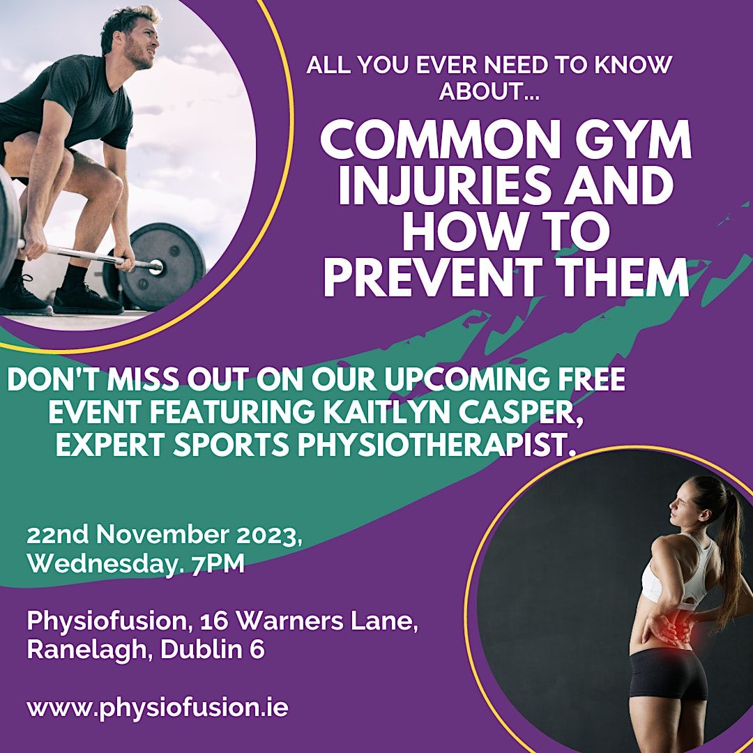 Common Gym Injuries (and How to Prevent Them!) | Physiofusion ...