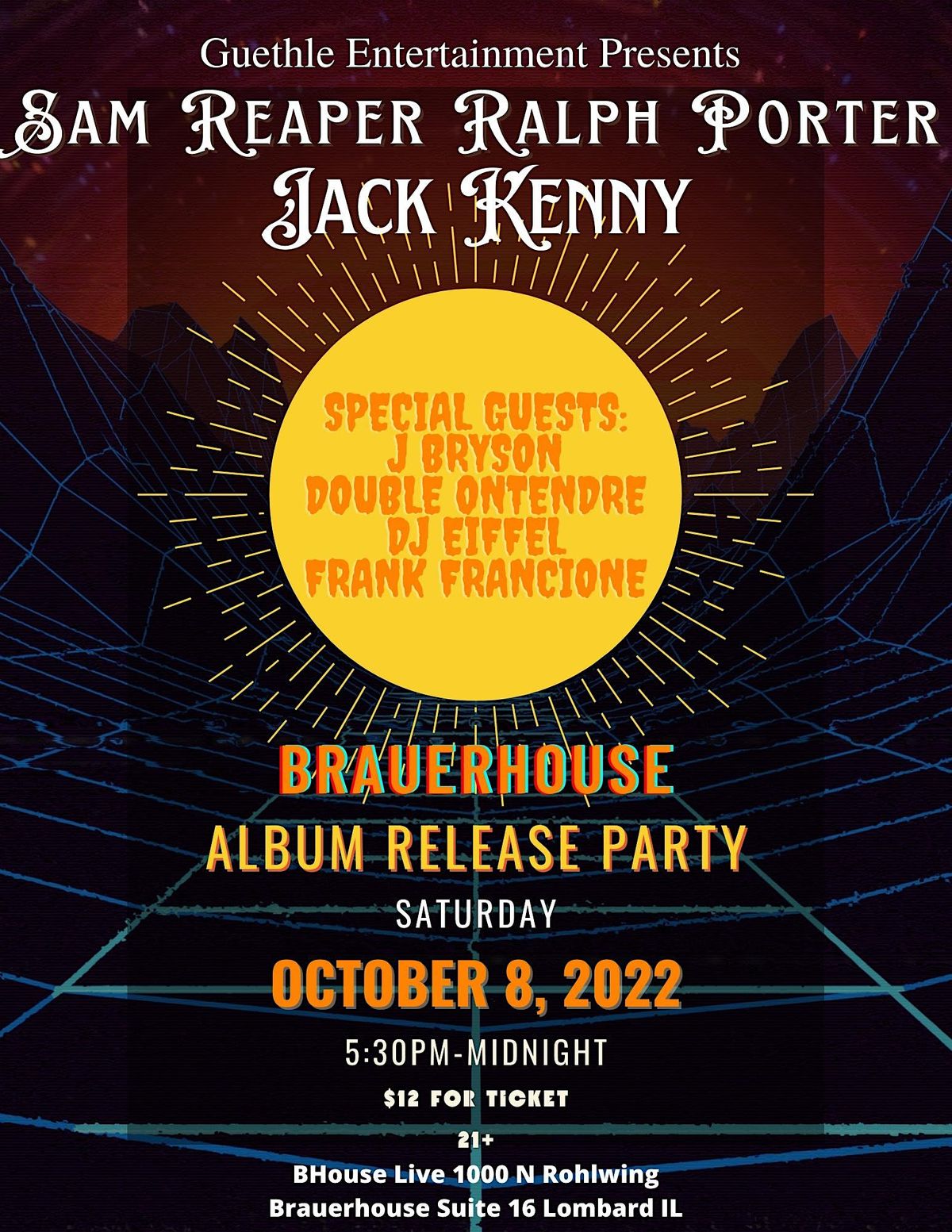 Sam Reaper, Ralph Porter, Jack Kenny | Brauer House, Lombard, IL ...