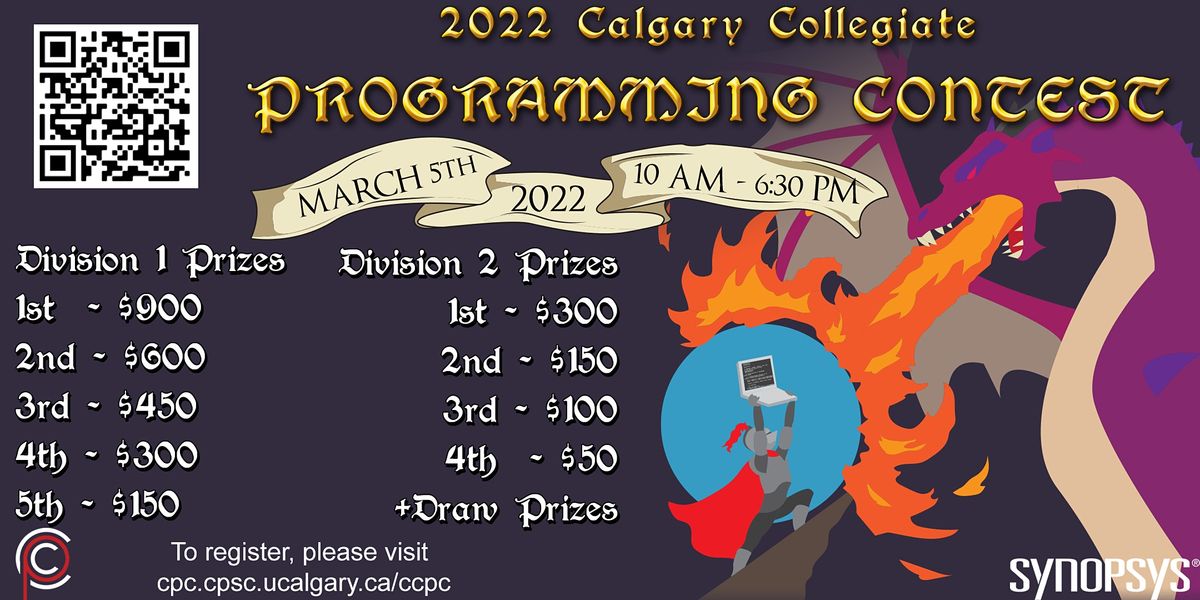 Calgary Collegiate Programming Contest 2022 at Online on 5th March, 2022
