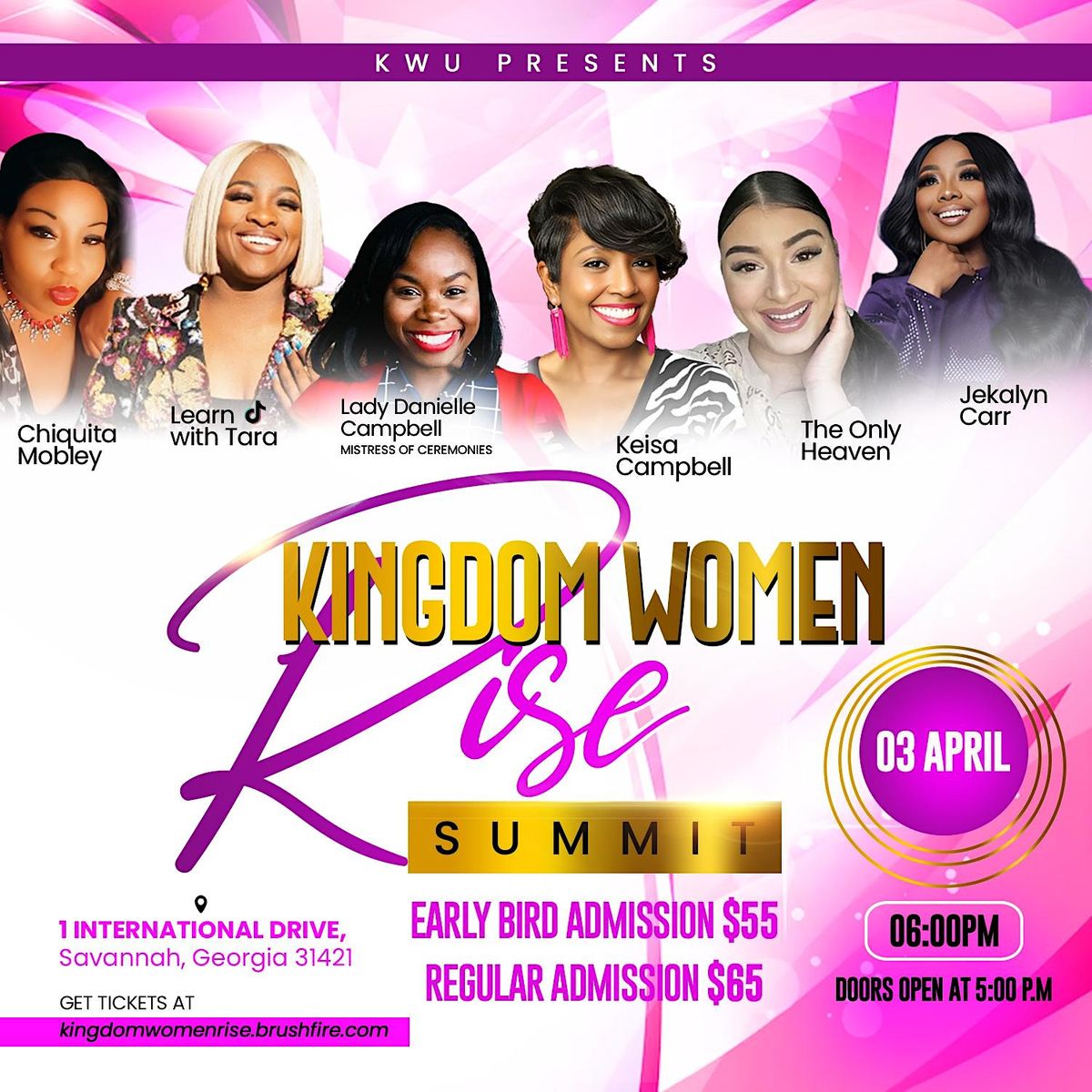 Kingdom Women Rise Summit- Featuring Jekalyn Carr at 1 International Dr ...