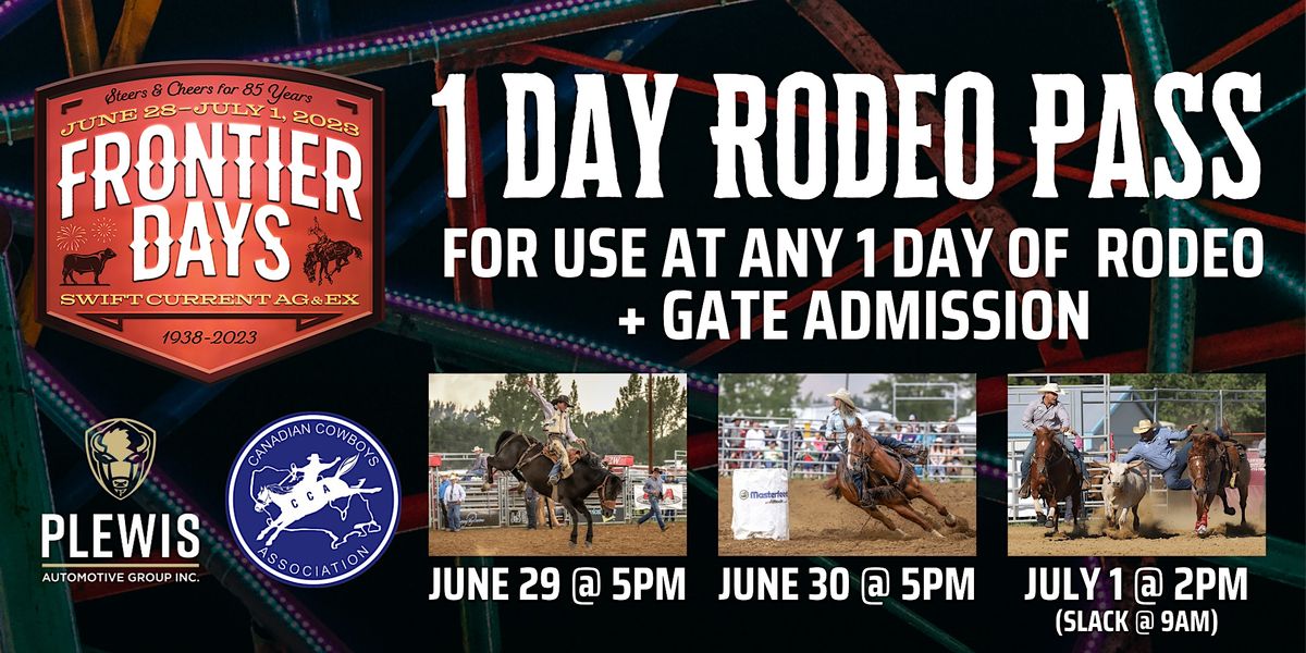 Plewis Automotive Group CCA Rodeo at Frontier Days 2023 at Kinetic ...