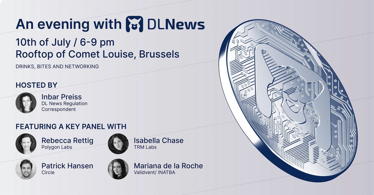 An Evening with DL News- Crypto Meets Regulation at Comet Louise ...