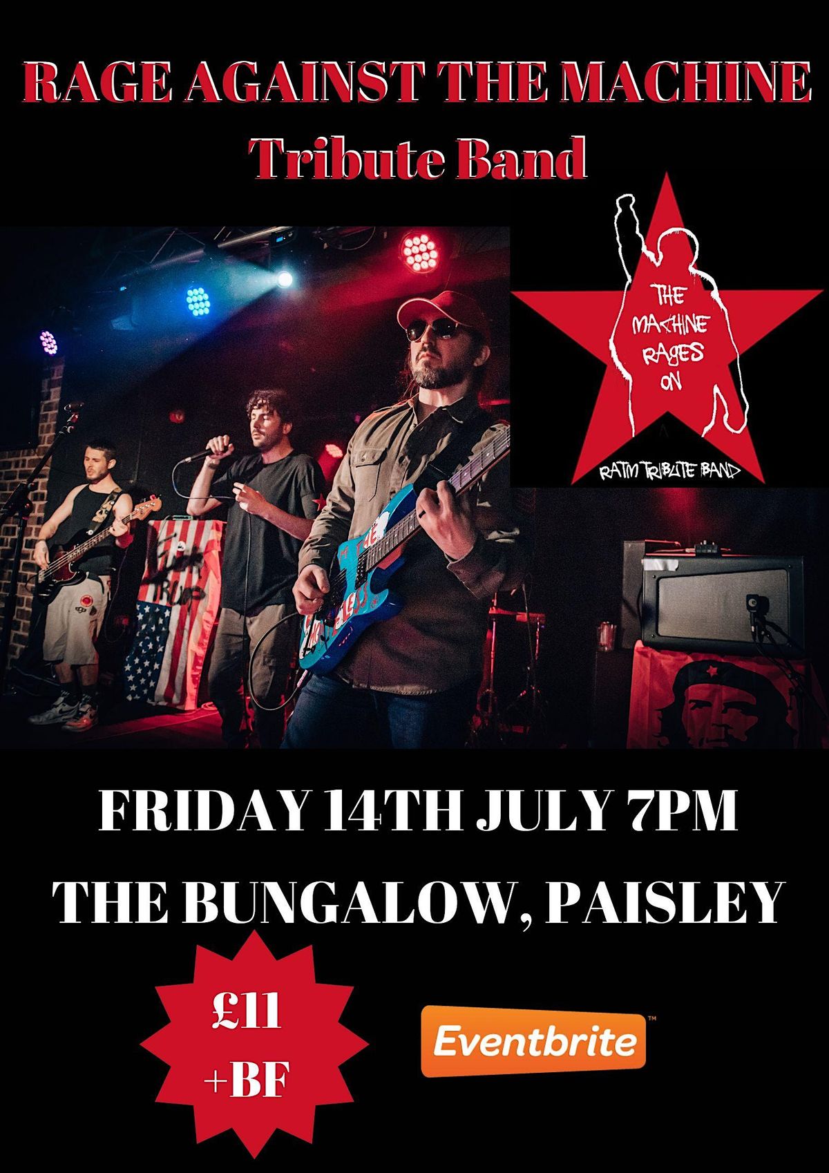 RAGE AGAINST THE MACHINE Tribute THE MACHINE RAGES ON at The Bungalow ...