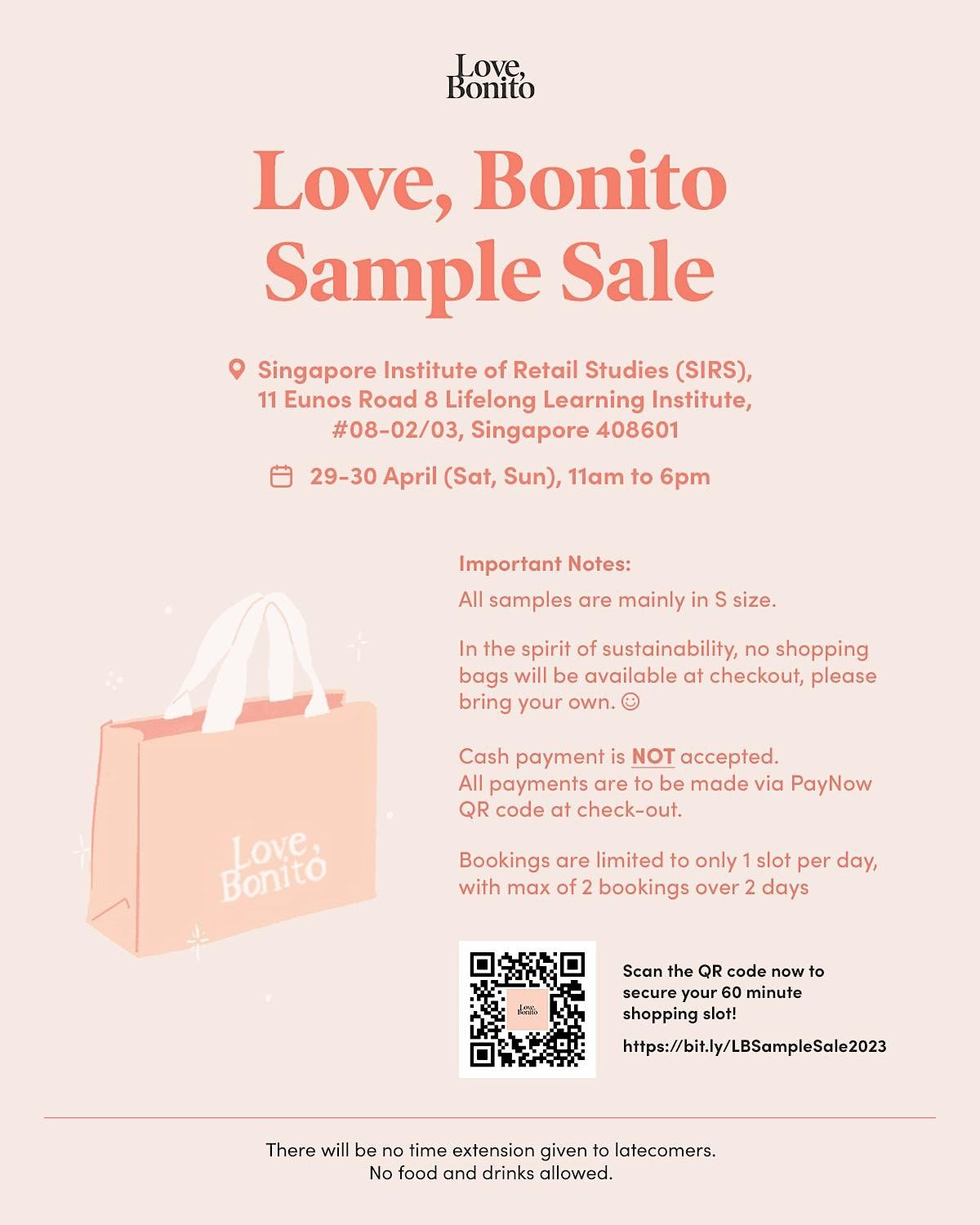 Love, Bonito Sample Sale (2023) | Singapore Institute of Retail Studies ...