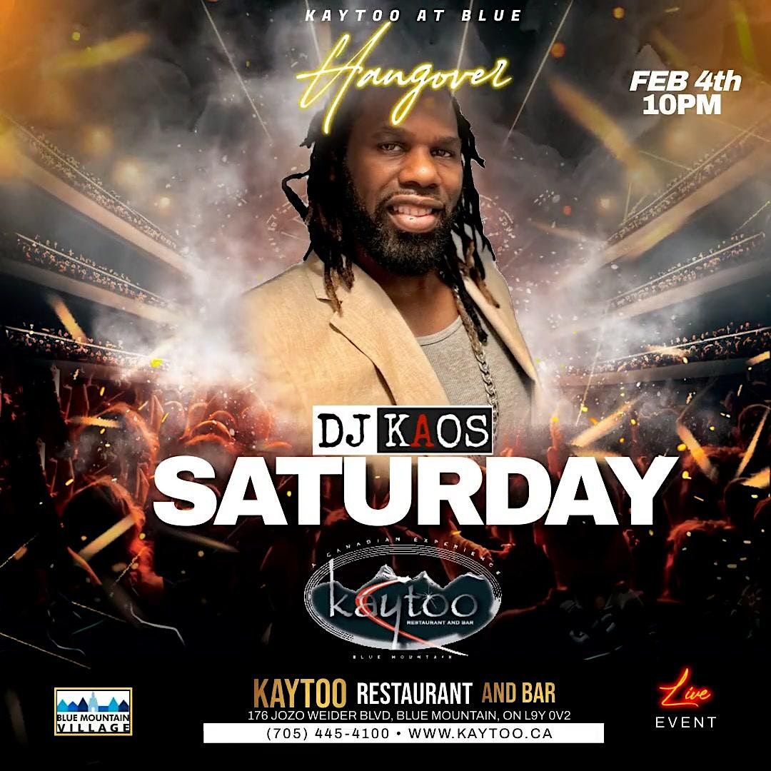 Legit Saturdays inside Kaytoo At Blue with DJ KAOS. at Kaytoo ...