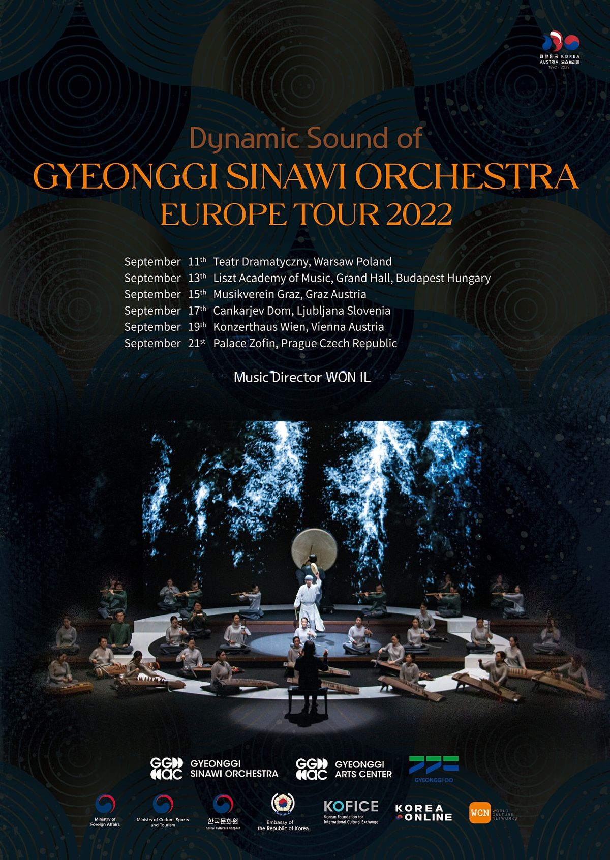 Gyeonggi Sinawi Orchestra at Wiener Konzerthaus on 19th September, 2022