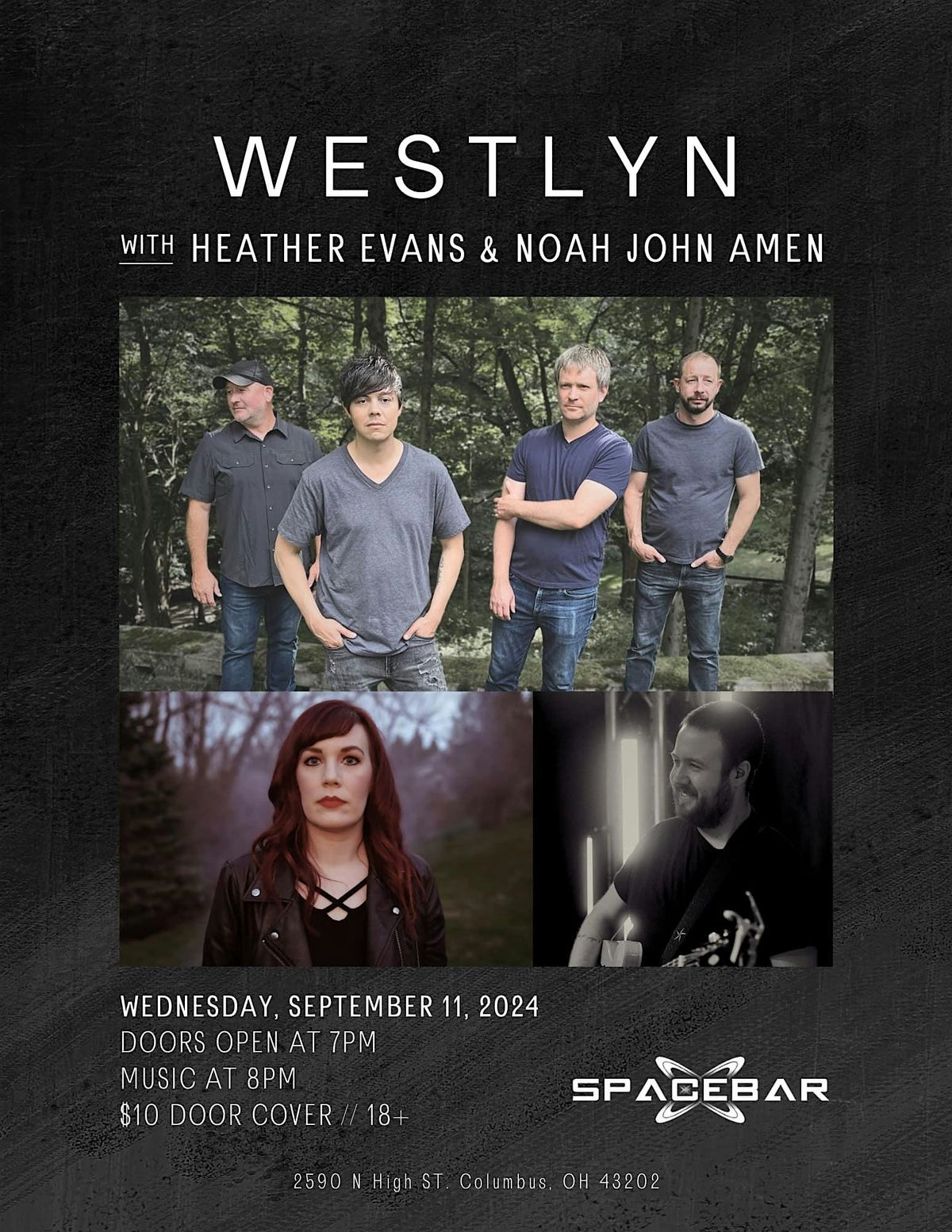 Westlyn, Heather Evans, Noah John Amen at Spacebar at The Spacebar, Columbus on 11th September, 2024