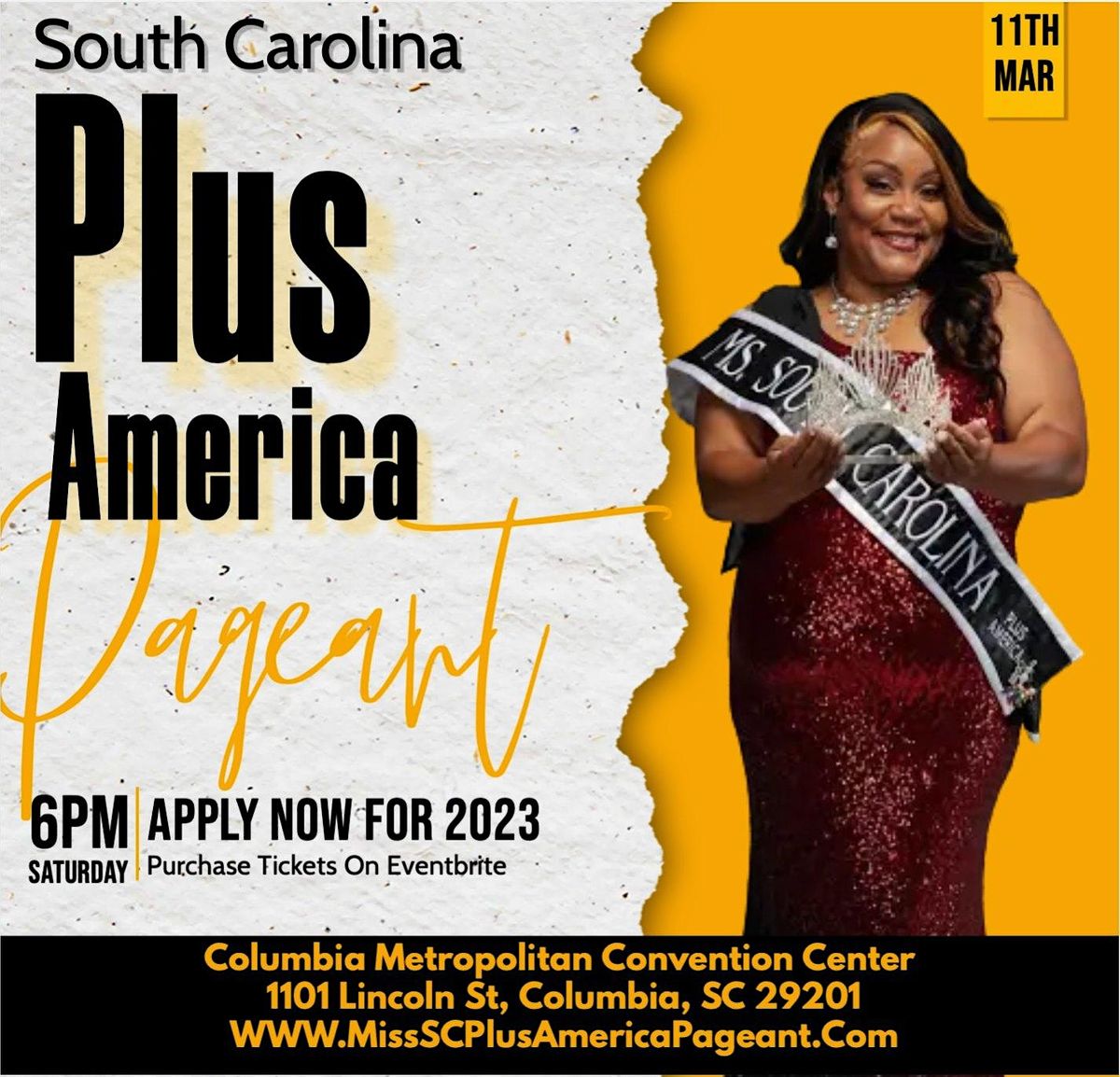 Miss South Carolina Plus America Pageant 2023 at Columbia Metropolitan ...