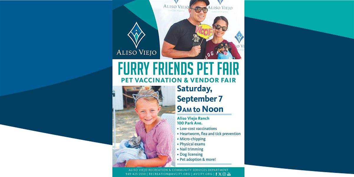 Furry Friends Pet Fair 2024 at Aliso Viejo Ranch on 7th September, 2024
