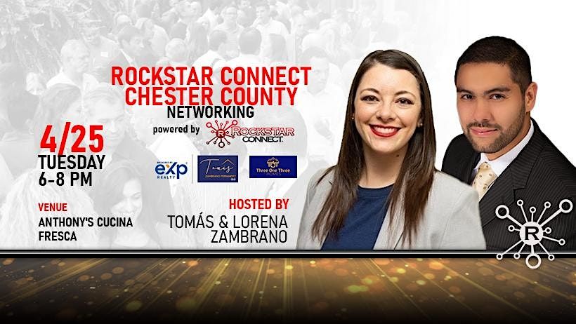 Free Rockstar Connect Chester County (April, PA) at Anthony's Cucina ...