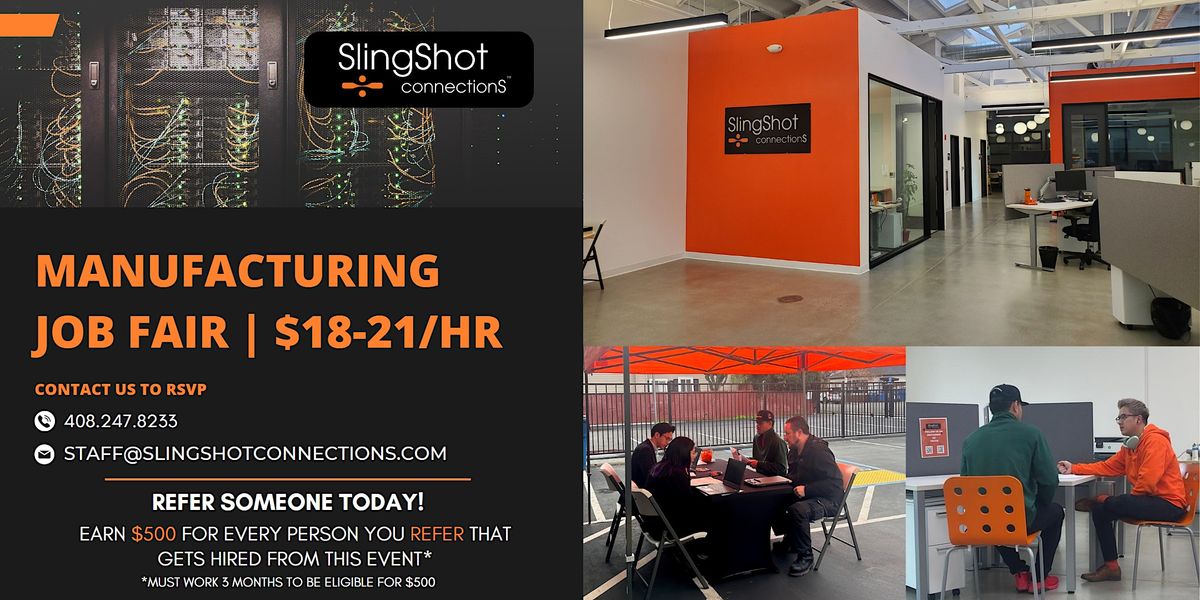 Manufacturing Job Fair | 840 The Alameda, San Jose, CA | January 26, 2023