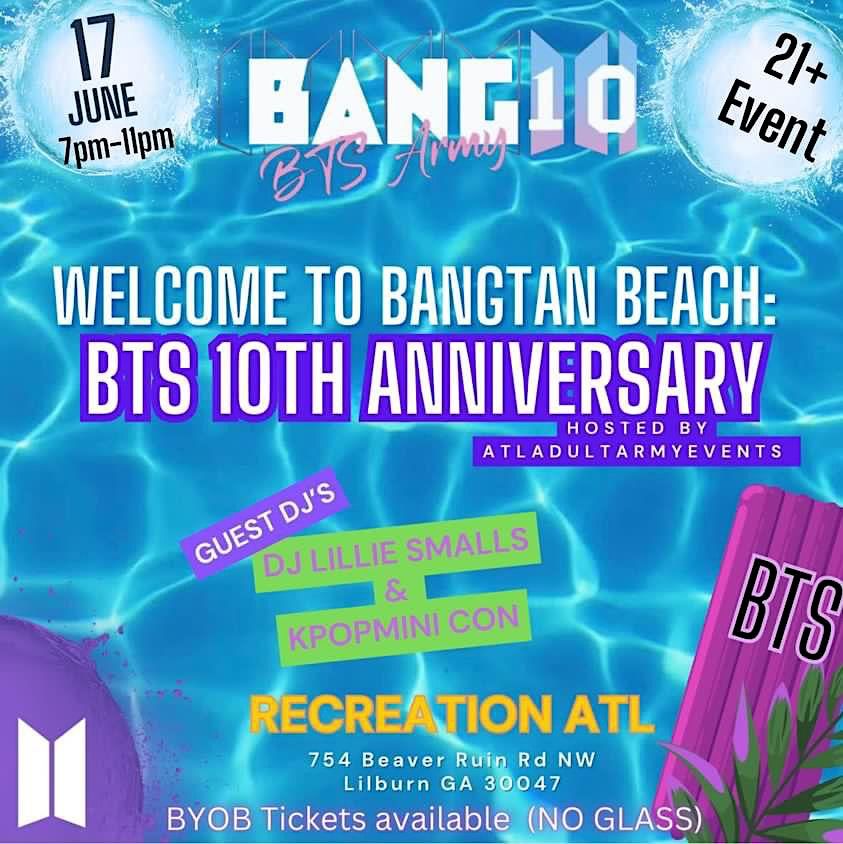 Welcome to Bangtan Beach: BTS 10th Anniversary K-Pop Pool Party ..21 ...