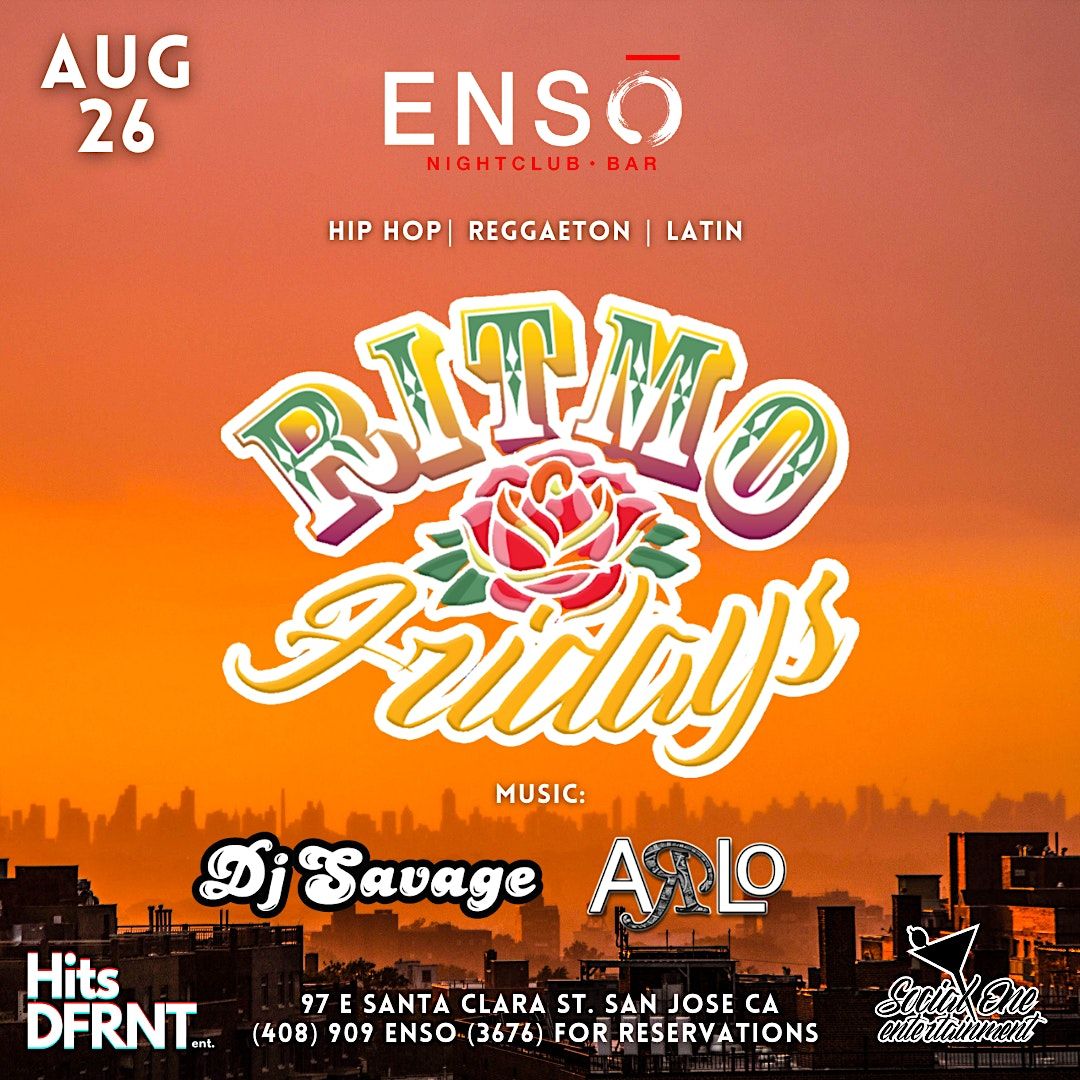 Ritmo Friday! Biggest Reggaeton and Hip Hop Party in Downtown San Jose ...