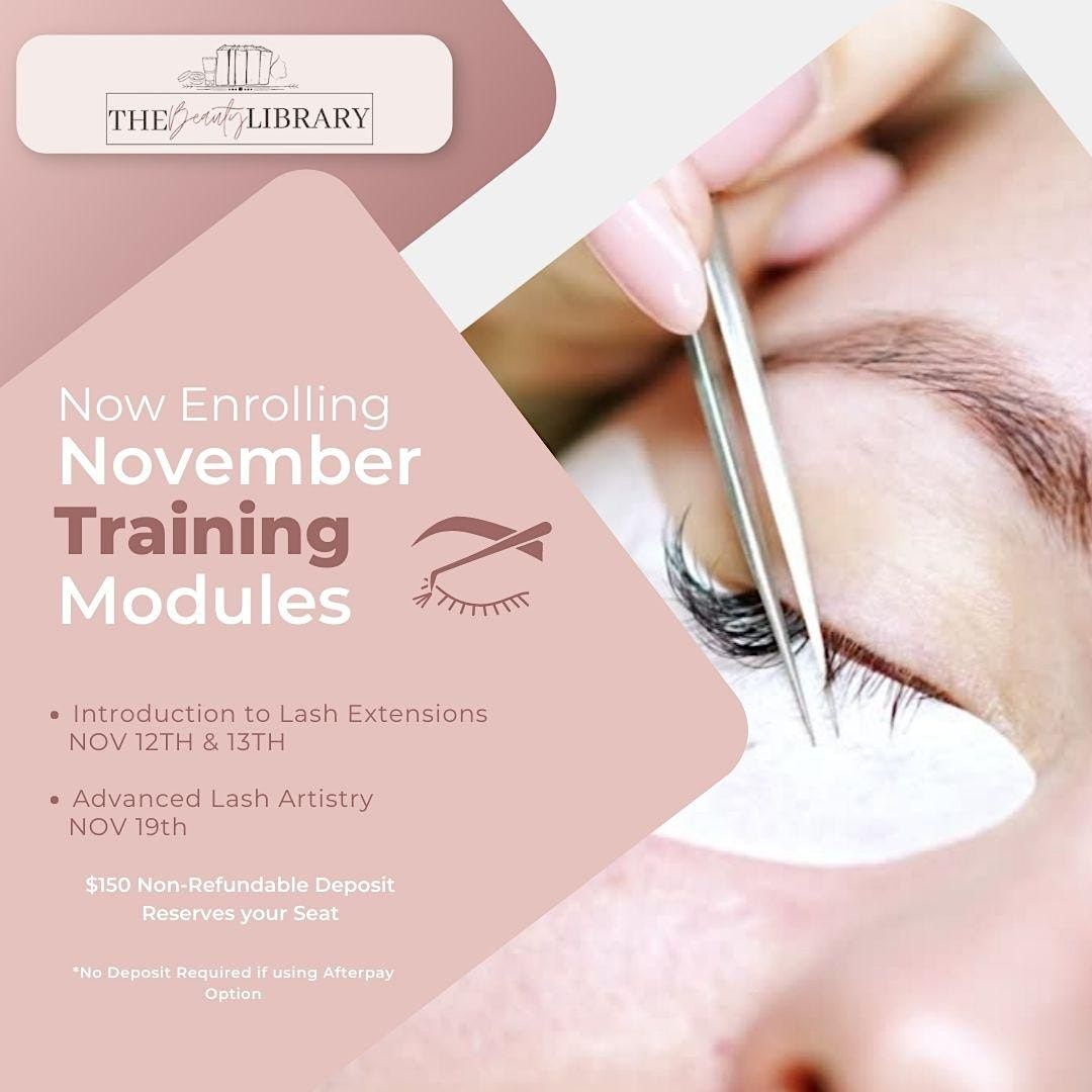 November Introduction to Lash Extensions & Advanced Lash Artistry at ...