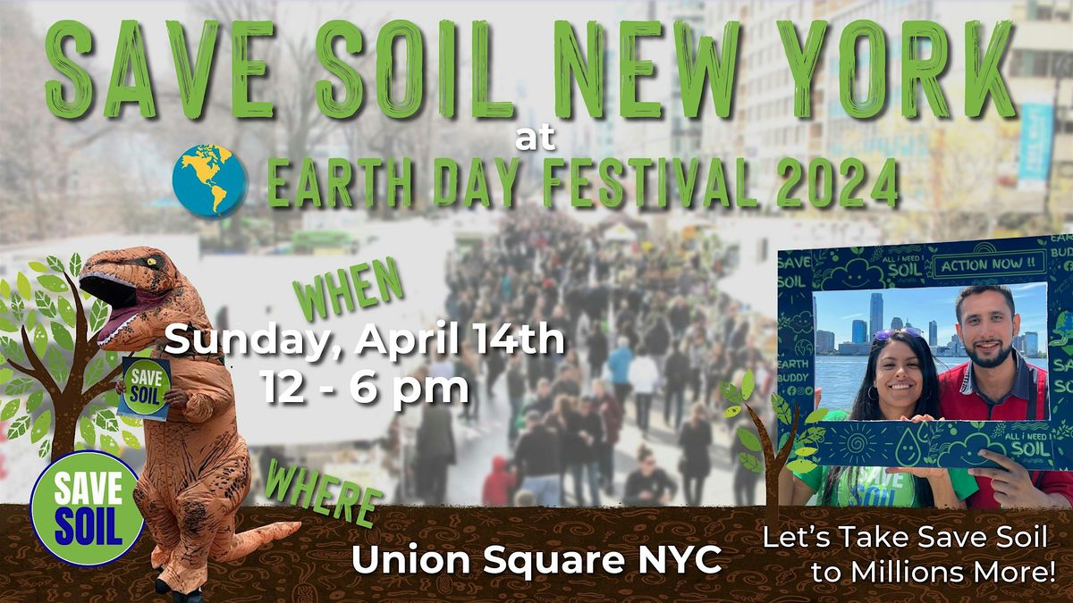 Save Soil Booth at Union Square, New York April 14, 2024 | Union Square ...