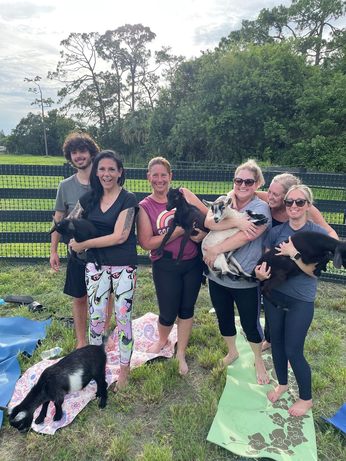 Goat Yoga with Baby Goats, Farm Tour, Music & Fun at a 10-acre Ranch ...