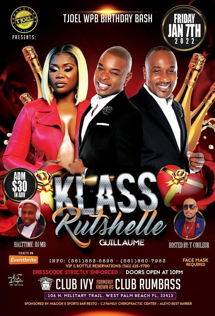 KLASS AND RUTSHELLE GUILLAUME at CLUB IVY, West Palm Beach on 7th ...