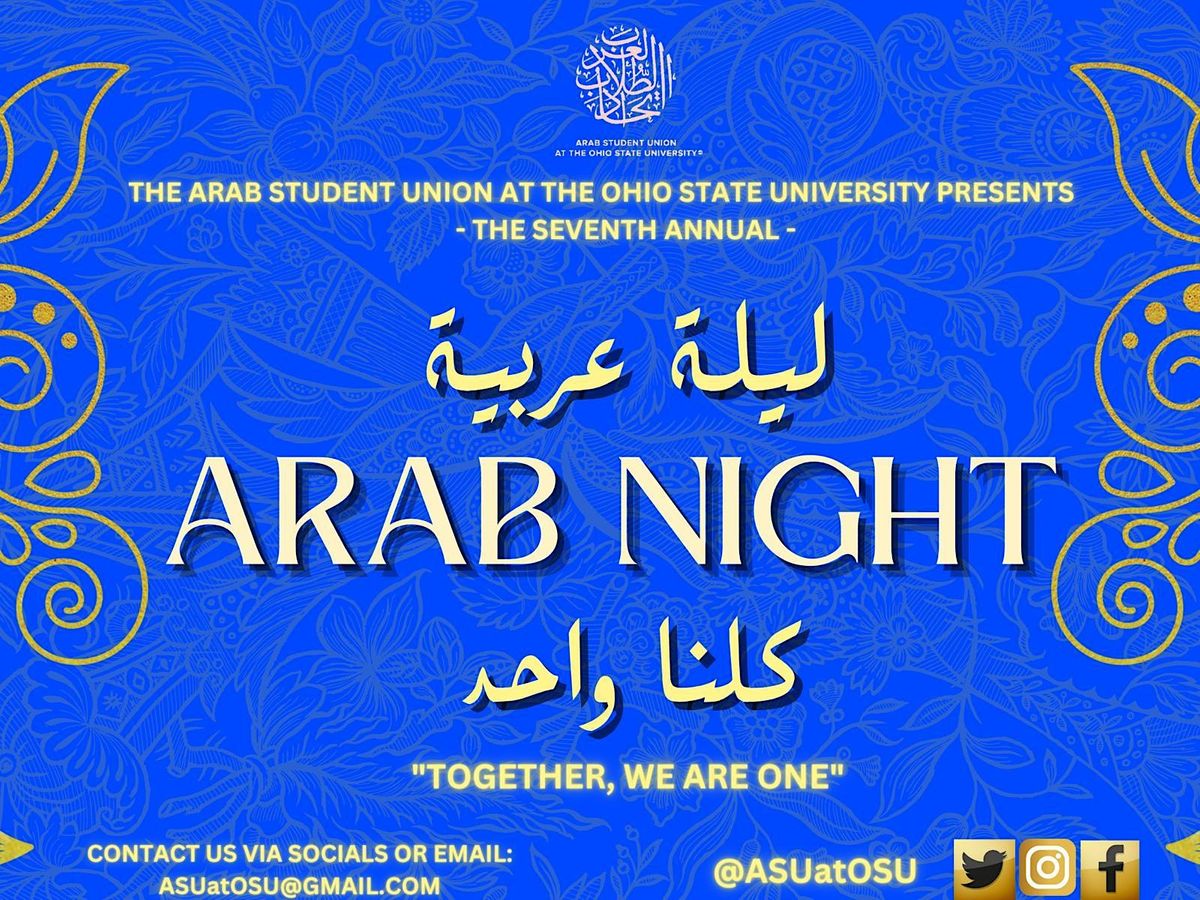 Arab Night 2023 at Performance Hall, Columbus on 3rd February, 2023