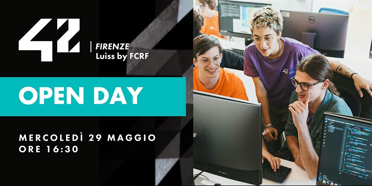 Open Day & Campus Tour @ 42 Firenze | 42 Firenze | May 29, 2024