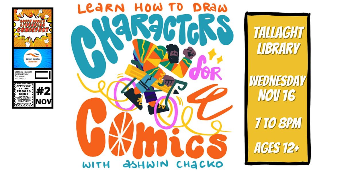 ComicFest 2022: Learn How to Draw Characters for Comics with Ashwin ...