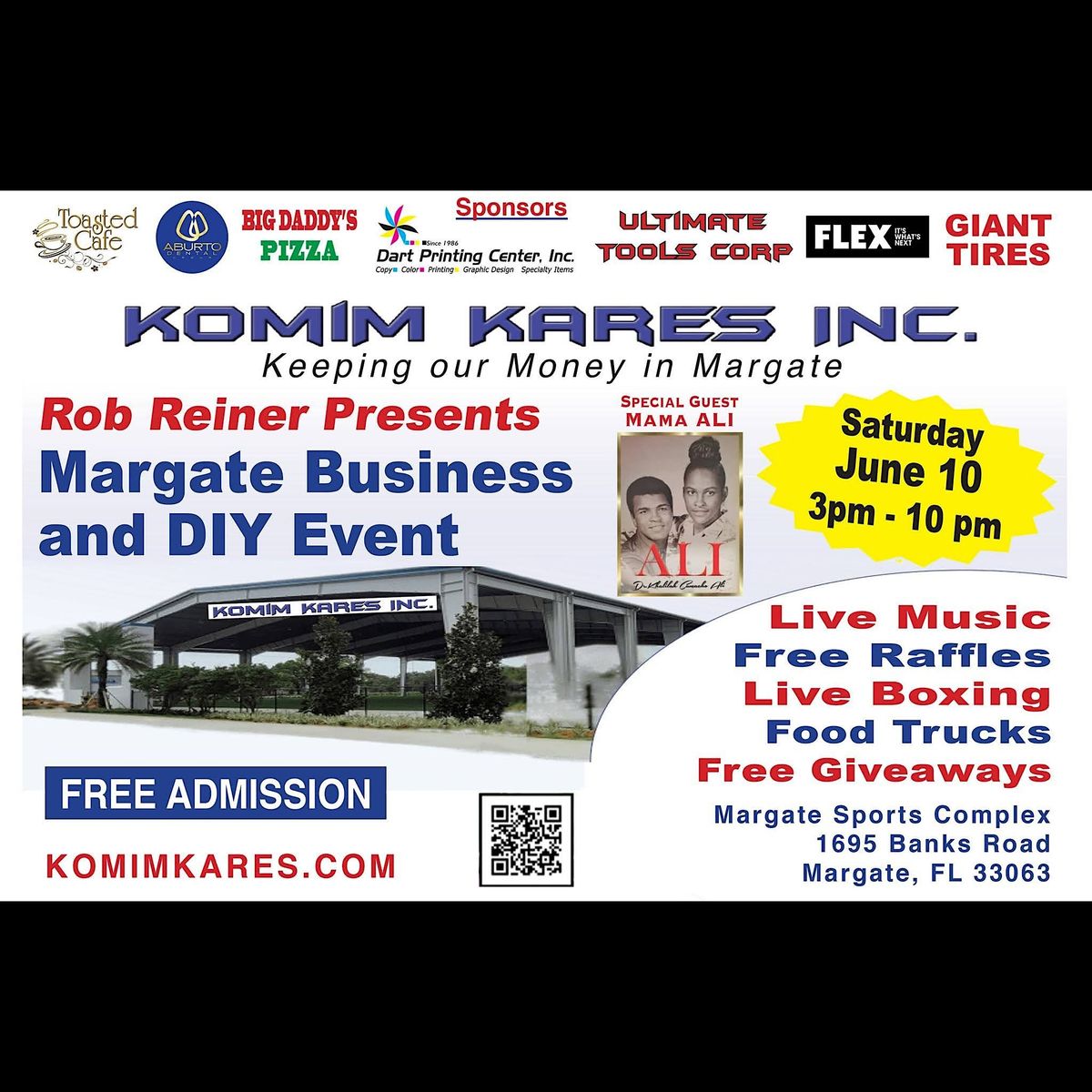 KOMIM Community Expo at Margate Sports Complex on 10th June, 2023