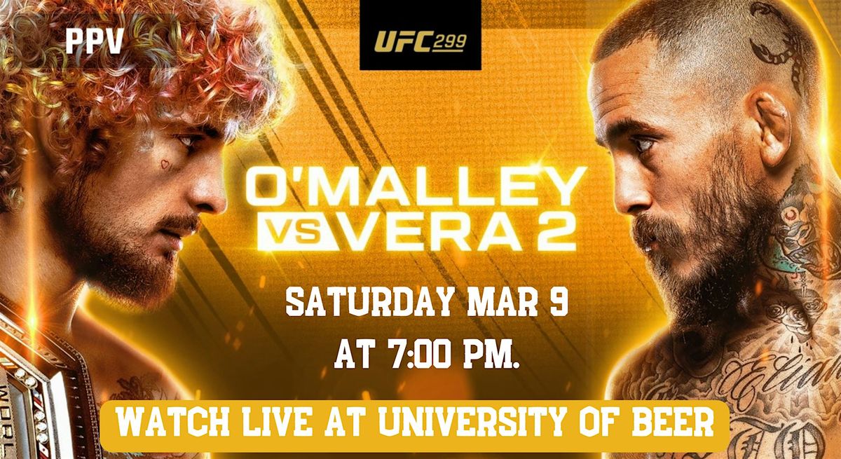 UFC 299| University of Beer - Midtown Sacramento at University of Beer ...