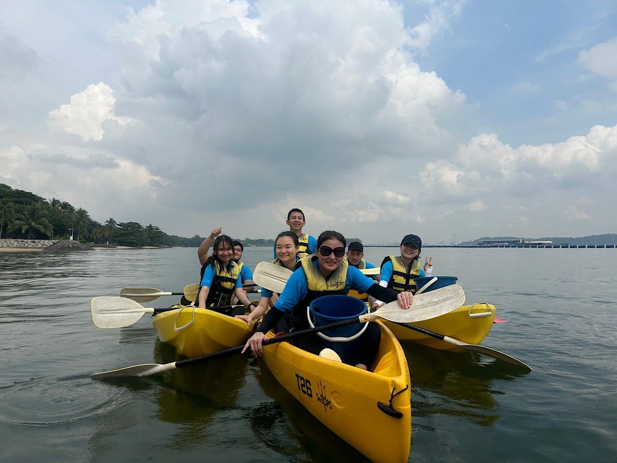 Kayaking Coastal Cleanup: Pasir Ris Park to Coney Island | KOKOMO Beach ...