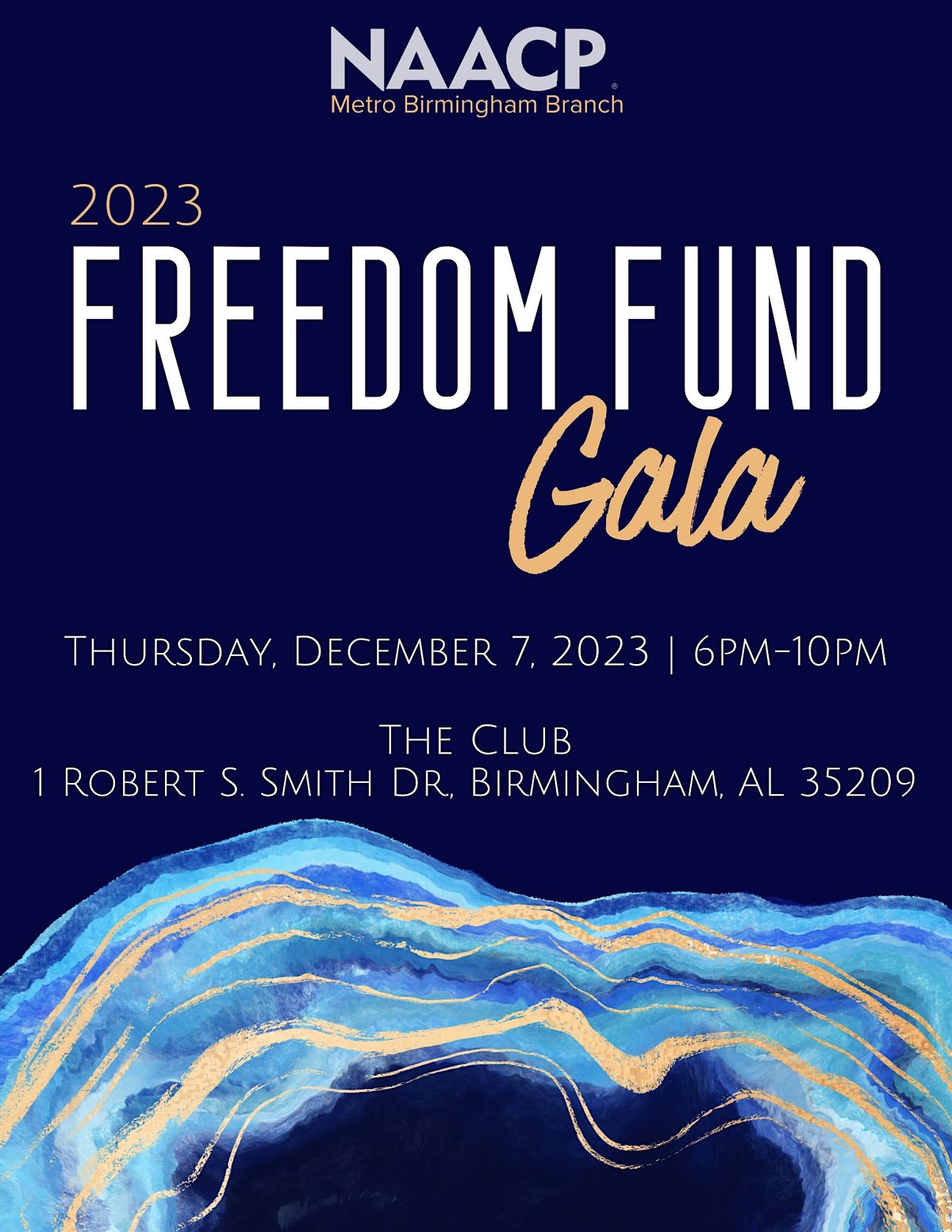 NAACP Metro Birmingham Branch 2023 Freedom Fund Gala at The Club, Inc ...