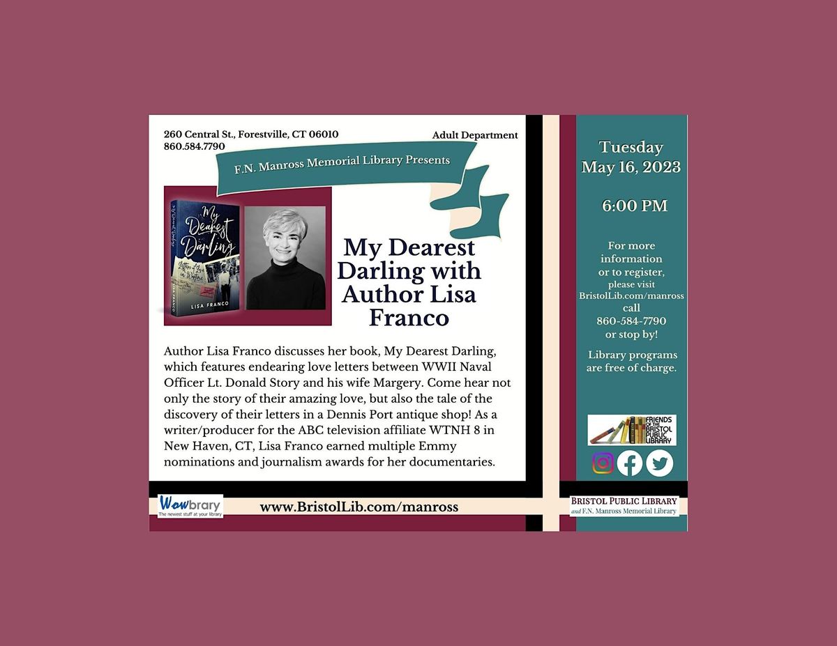 My Dearest Darling, a WWII Love Story, with Author Lisa Franco at ...