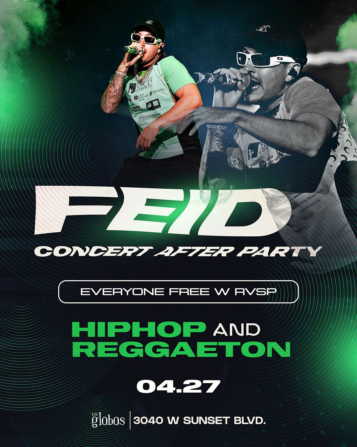 FEID CONCERT AFTER PARTY! - REGGAETON + HIP HOP PARTY / @ LOS GLOBOS 18 ...