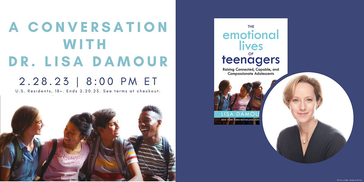 A Conversation with Dr. Lisa Damour at Online on 28th February, 2023