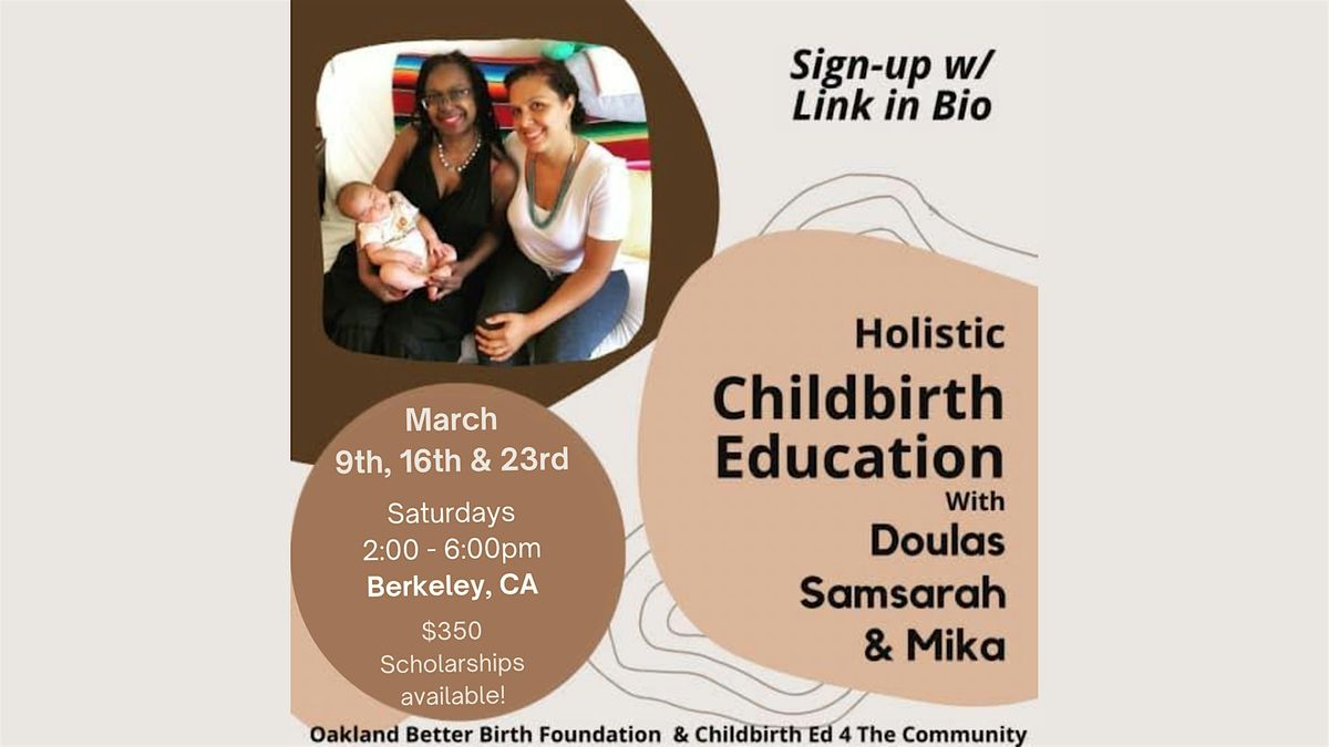 Holistic Childbirth Education LIVE with Doulas Samsarah and Mika at ...