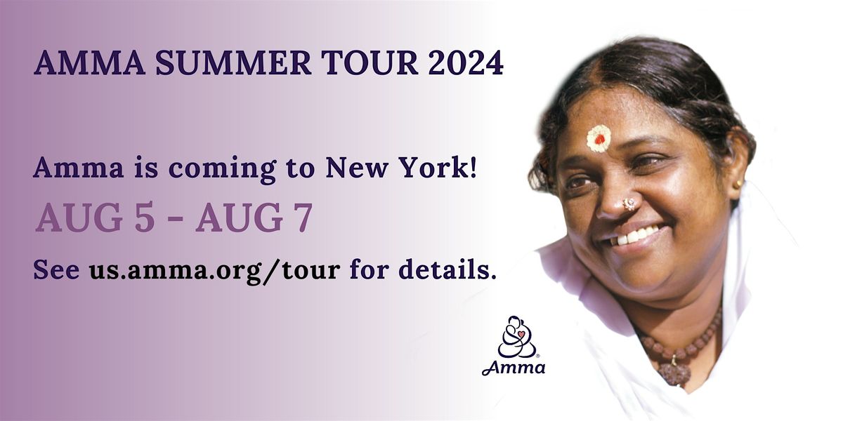 Amma in New York - Summer 2024 at Jacob Javits Convention Center, New ...