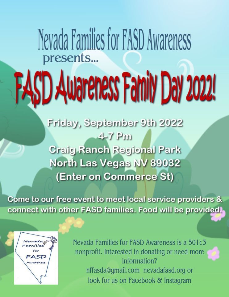 FASD Family Awareness Day 2022 at Craig Ranch Regional Park, Las Vegas ...