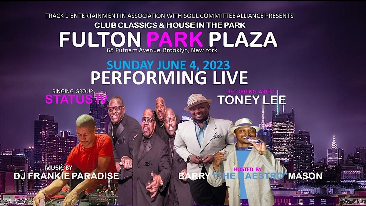 SPRING IN TO SUMMER HOUSE MUSIC EVENT WITH FRANKIE PARADISE at Fulton ...