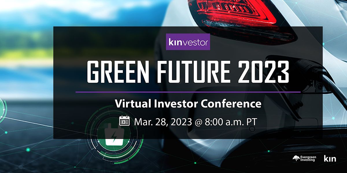 Kinvestor Green Future Conference 2023 | Online | March 28, 2023